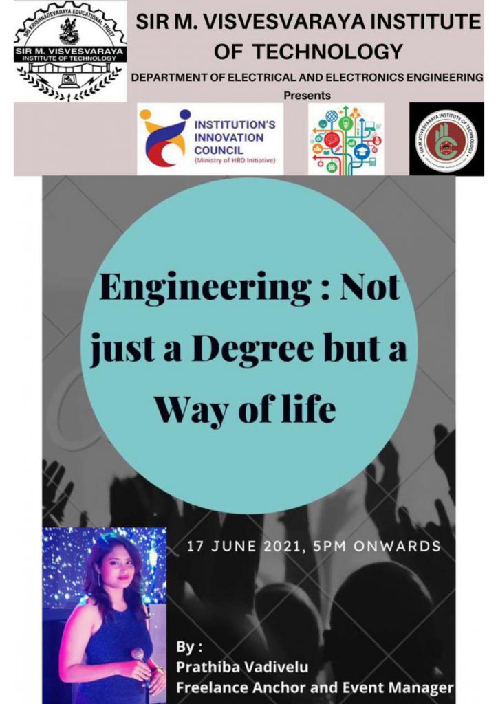 Department of EEE organizing webinar on” Engineering: Not just a degree ...
